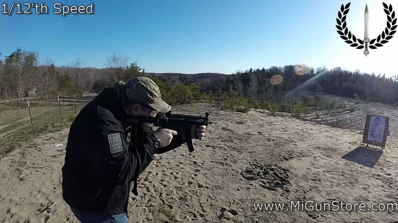 MP5K PDW Full Auto Magazine Dump! 9mm - YouTube