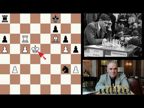 Insane endgame!! Garry Kasparov vs Bobby Fischer chess game | The art ...