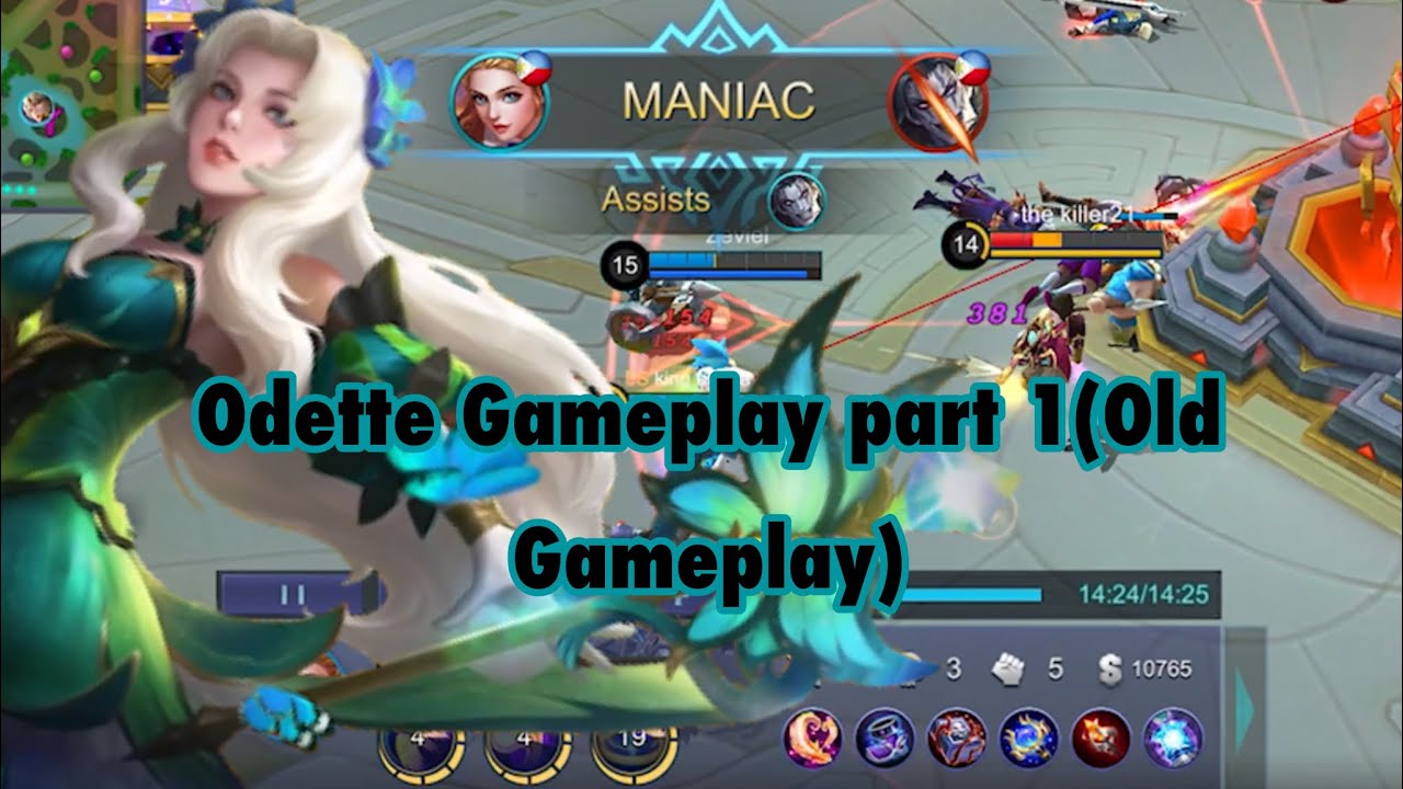 Mobile Legends Odette Gameplay part 1(Old Gameplay) - YouTube