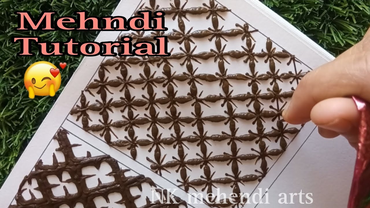 Mehndi Tutorial | Mehndi Design | Mehndi Filling Designs | Border ...