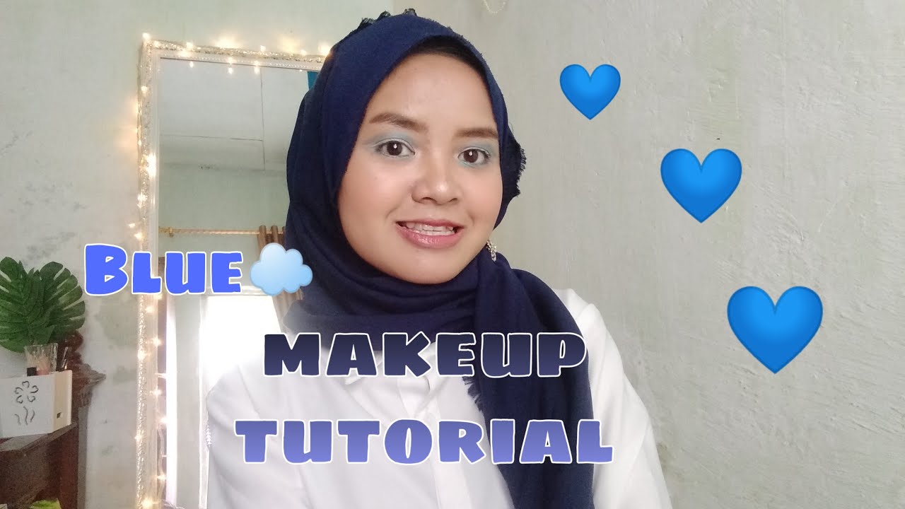 BLUE EYE MAKEUP TUTORIAL - YouTube