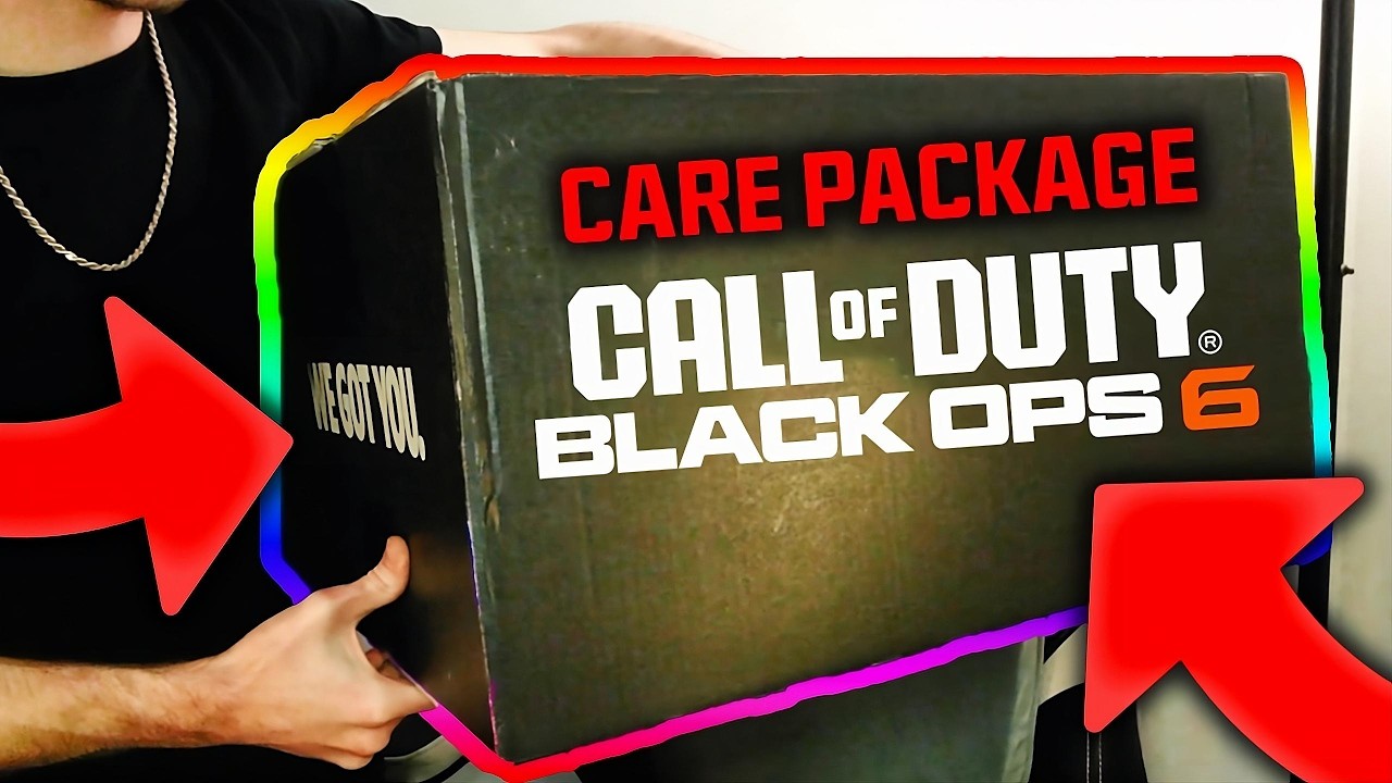 SECRET BLACK OPS 6 GIVEAWAY CARE PACKAGE UNBOXING! (Xbox Game Pass ...