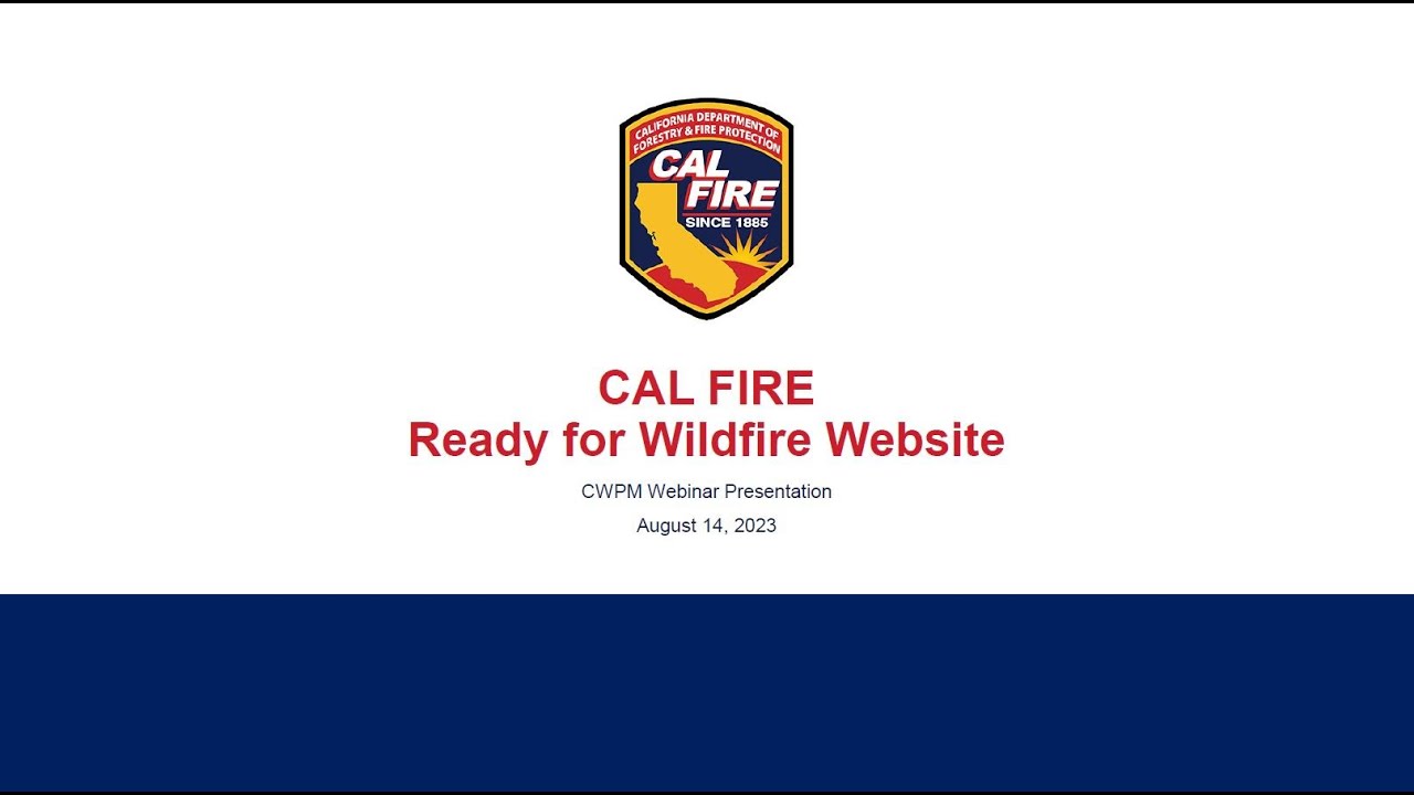 CWPM Webinar Series August 14, 2023 – Presentation on Ready for ...