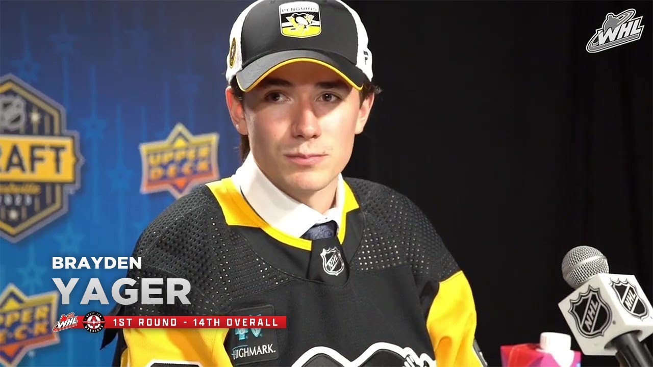 NHL Draft Media Availability - Brayden Yager - YouTube