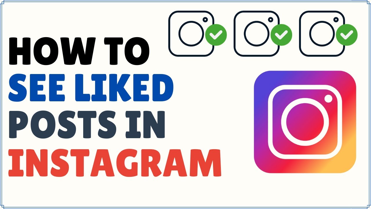 How to See Liked Posts on Instagram - YouTube