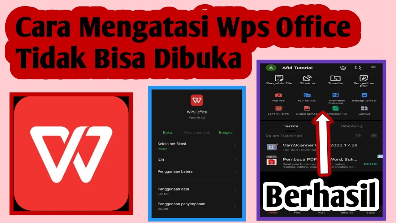 Cara Mengatasi Wps Office Tidak Bisa Dibuka - YouTube