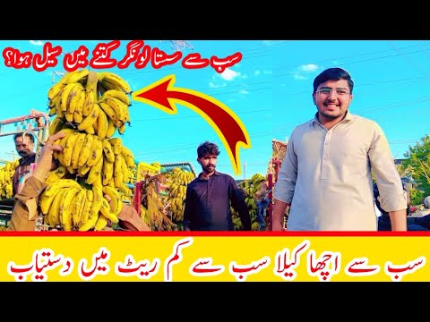 How to buy banana in fruit's market || banana (biding) || today banana ...