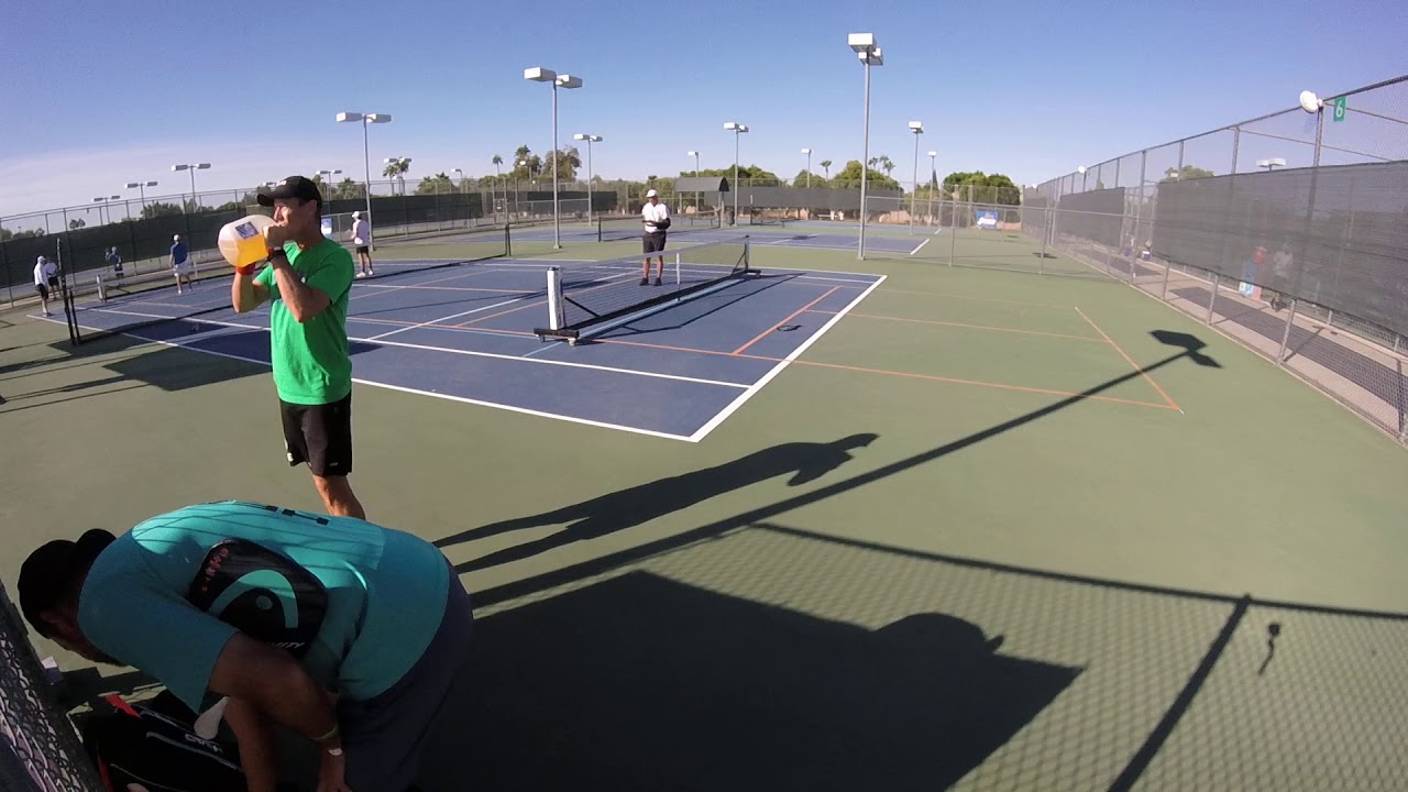 2020 AZ Open Pickleball Tournament Mens Doubles Pro Friday R2 - YouTube