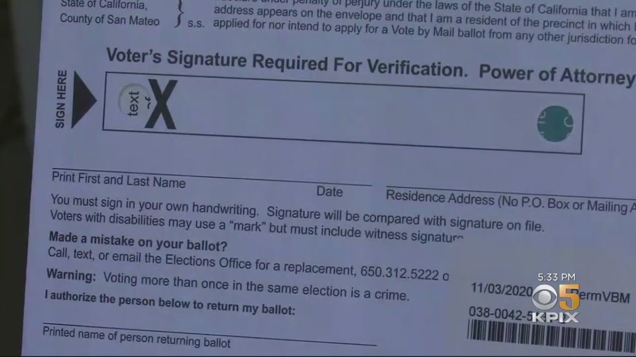 Matching Signature Is Key To Making Sure Mail-In Ballots Are Counted ...