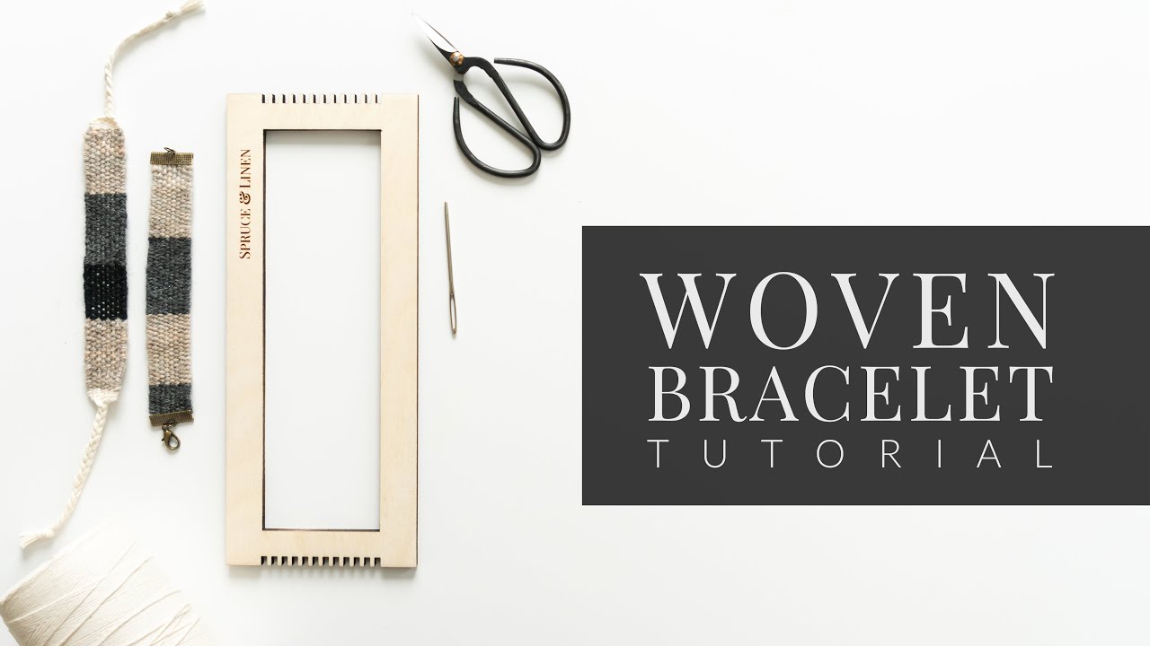 Woven Bracelet Tutorial - YouTube