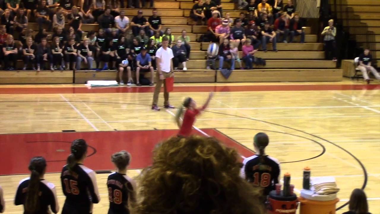 UW-River Falls vs UW-La Crosse Womens Volleyball 10-21-15 - YouTube