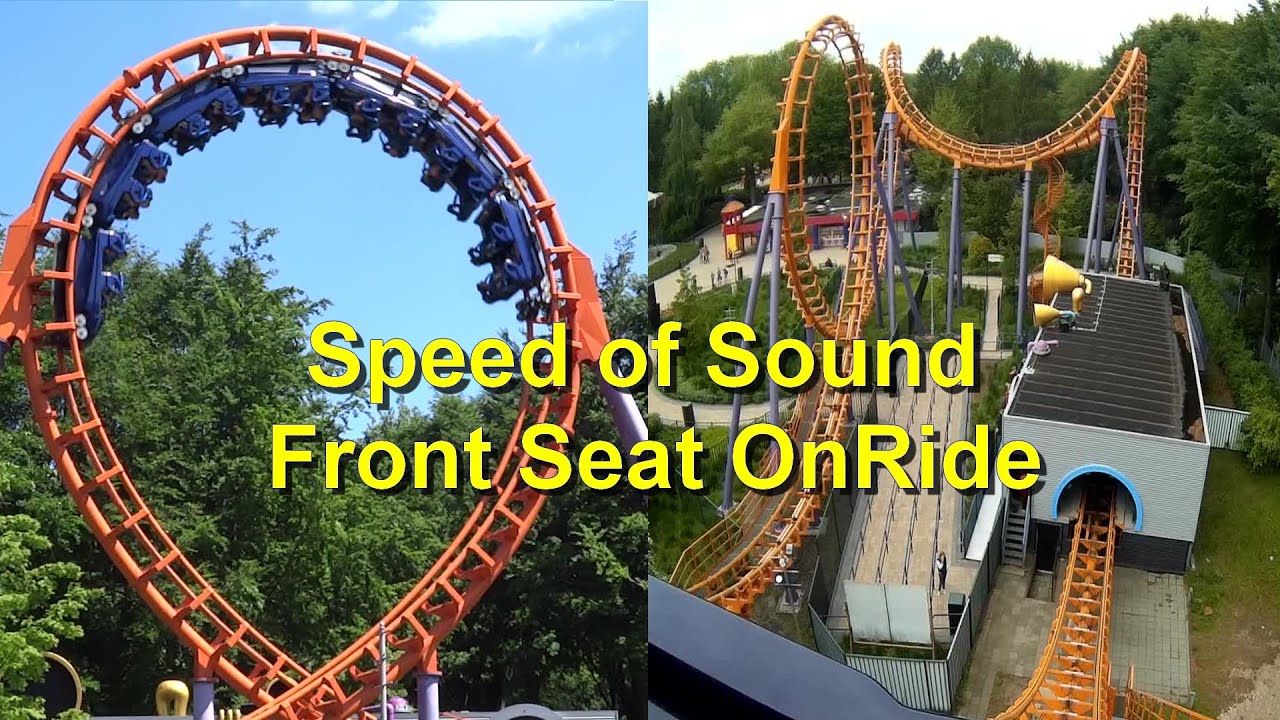 Speed of Sound front seat onride HD POV - Walibi Holland - Achterbahn ...