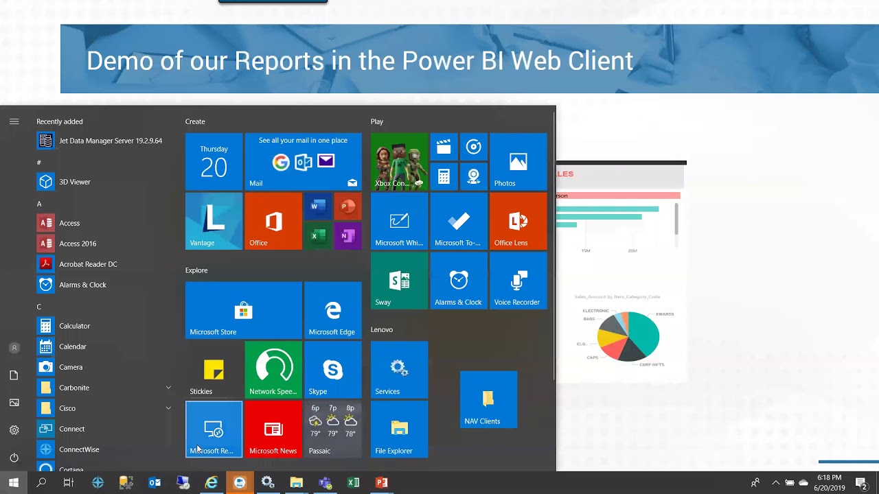 Power BI For Dynamics NAV - YouTube