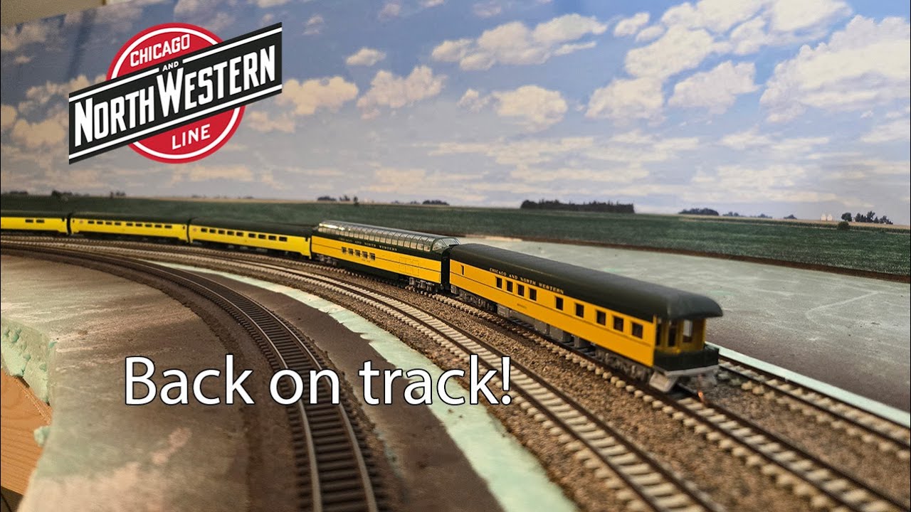 CNW Harvard Sub N Scale Layout - Ep 19 - Back on Track - YouTube
