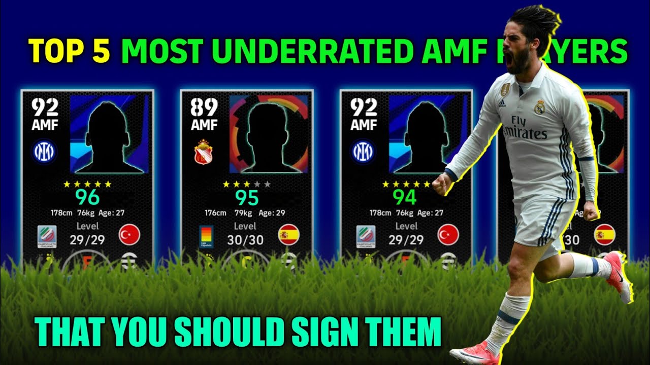 Top 5 Underrated AMF Players That You Should Sign Them 🤌🔥 Better Than ...