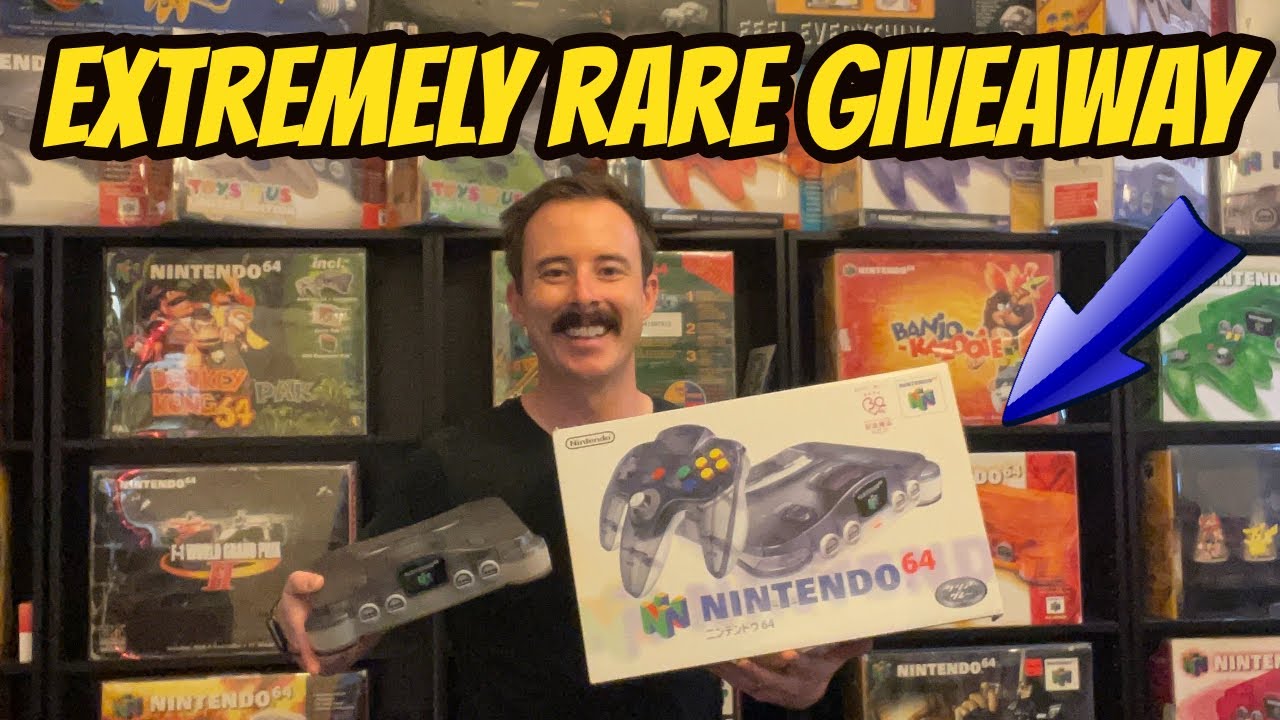 *GIVEAWAY* Giving Away The World's Rarest Nintendo 64 Colour Variant ...