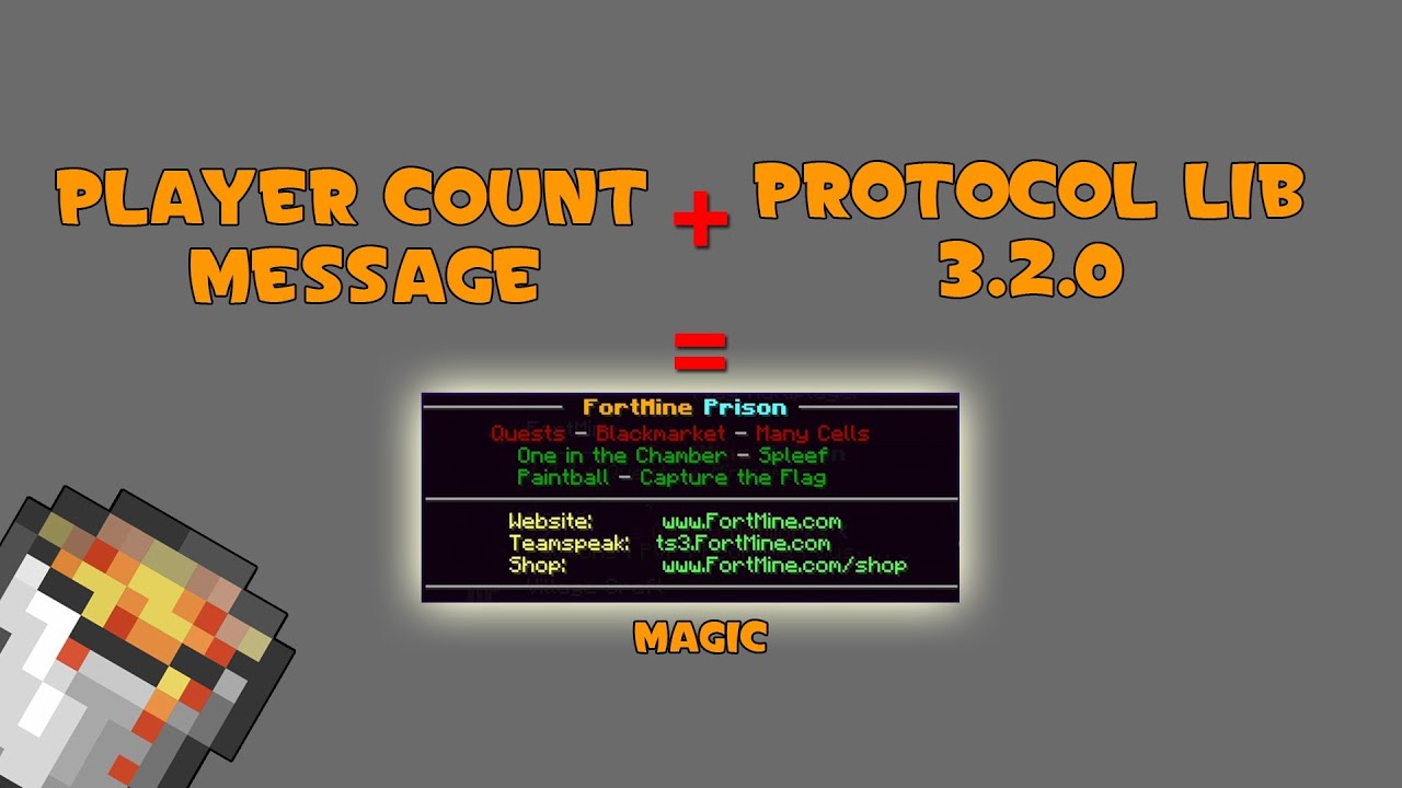 Player Count Message Tutorial - UPDATED - YouTube