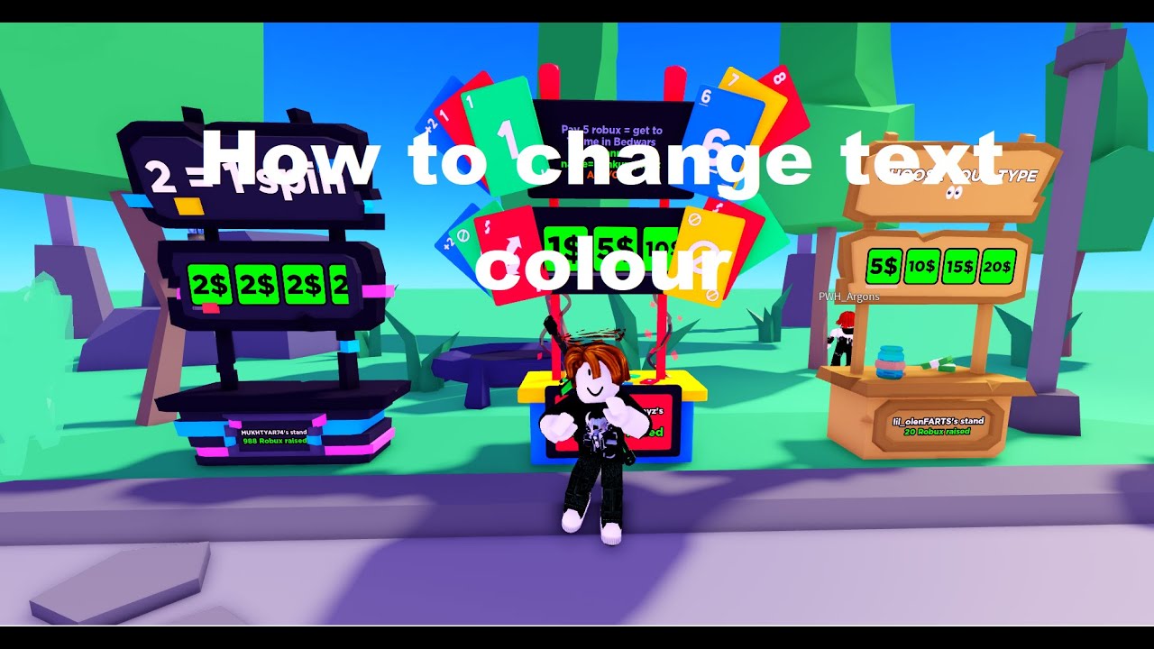 How To Change Text Colour In PLS DONATE YouTube How To Change Text Colour In PLS DONATE YouTube