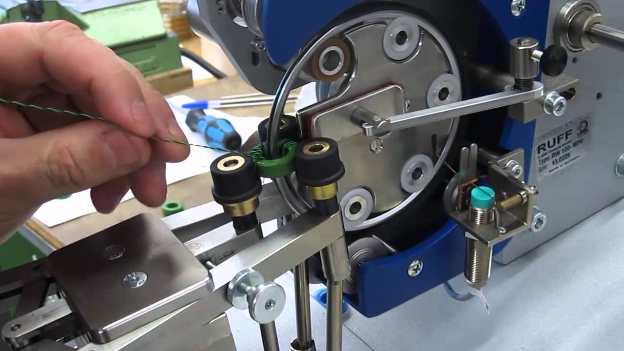 Mini Basic Toroidal Winding Machine - YouTube