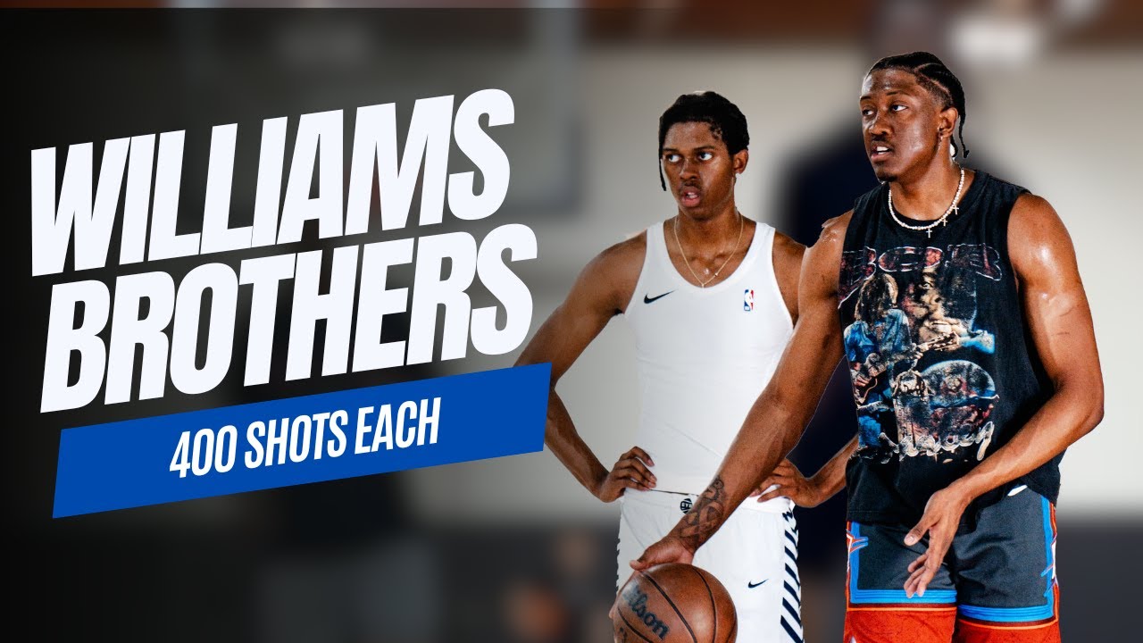 Cody Williams and Jalen Williams Put Up Over 400 Shots each! - YouTube