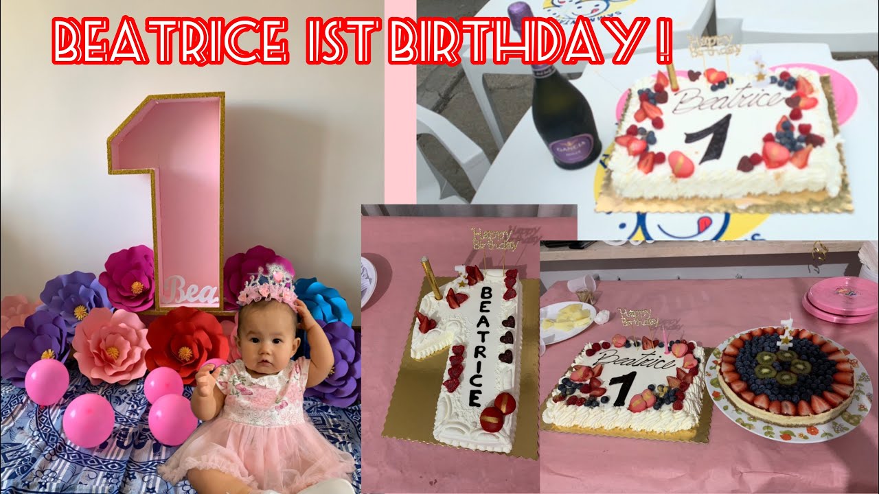 BEATRICE 1ST BIRTHDAY! - YouTube
