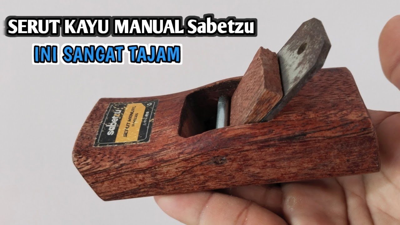 Review Alat serut kayu manual Sabetzu untuk tukang kayu - YouTube