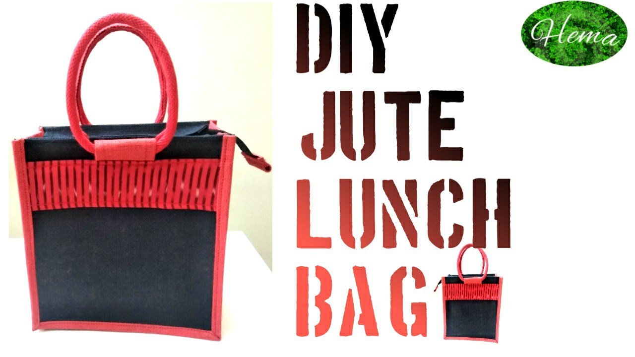 DIY Jute Lunch Bag How To Make Lunch Bag At Home Lunch Bag Ideas lunchbag Stitching jutebag diy-jute-lunch-bag-how-to-make-lunch-bag-at-home-lunch-bag-ideas-lunchbag-stitching-jutebag