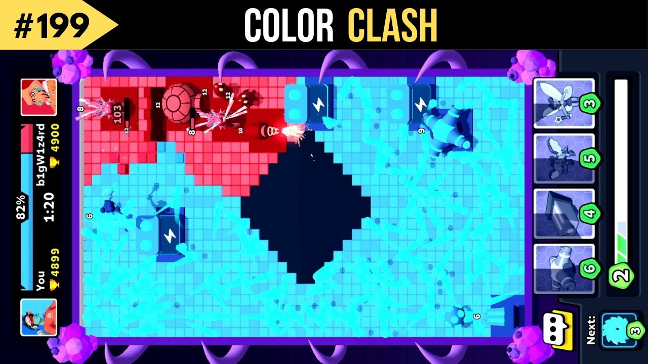 Color clash gameplay - color clash game - color clash mod apk - YouTube