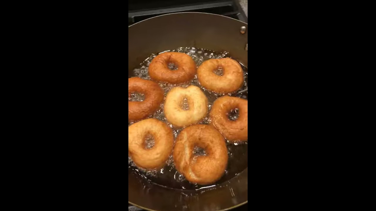 Frying donuts - YouTube