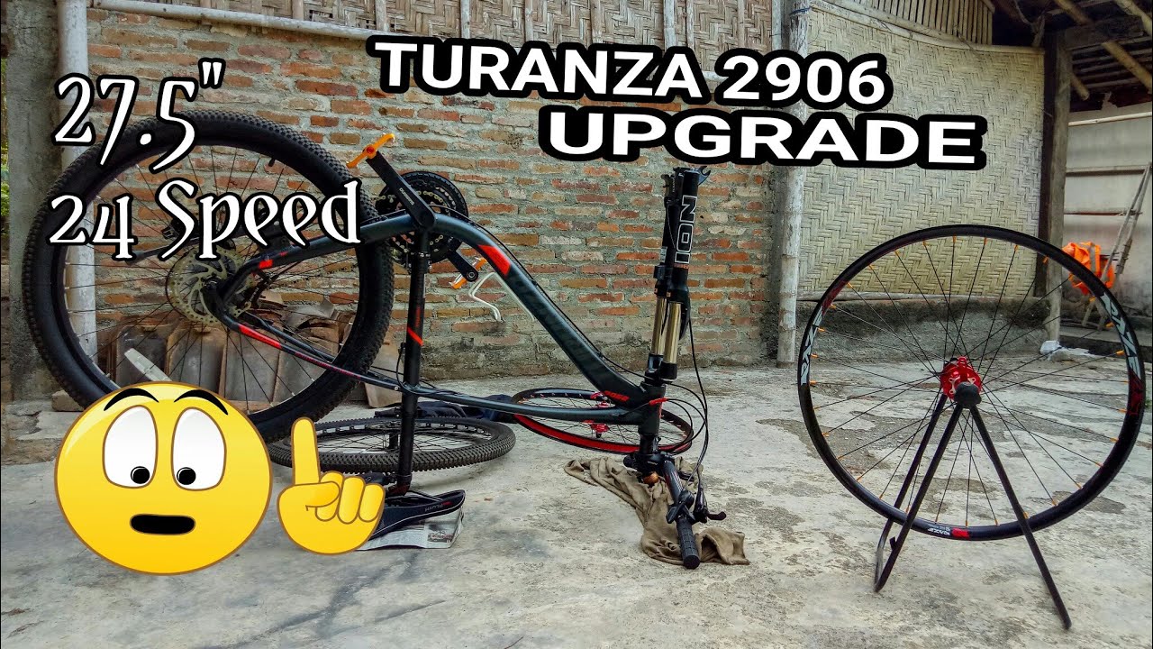 SEPEDA TURANZA 2906 UPGRADE - YouTube