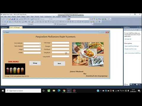 Cara Membuat Aplikasi Kasir Restoran Sederhana Menggunakan Visual ...