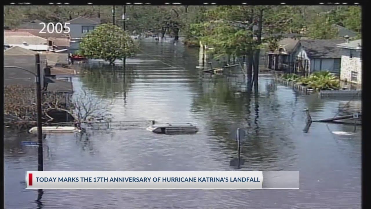NBC 10 News Today: 17th Anniversary of Hurricane Katrina's Landfall - YouTube