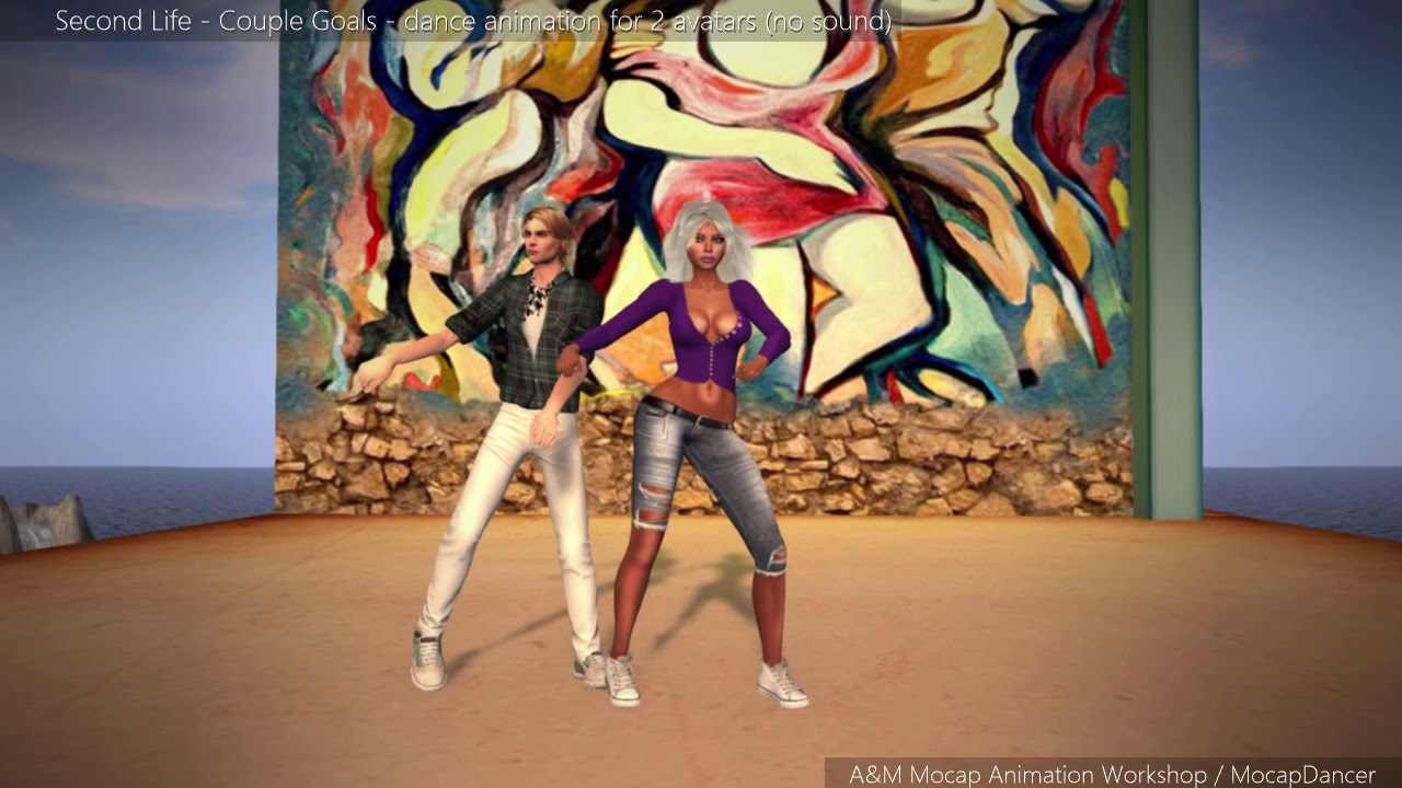 SL - CD_84 Couple Goals - dance 3D animation for Second Life game - YouTube