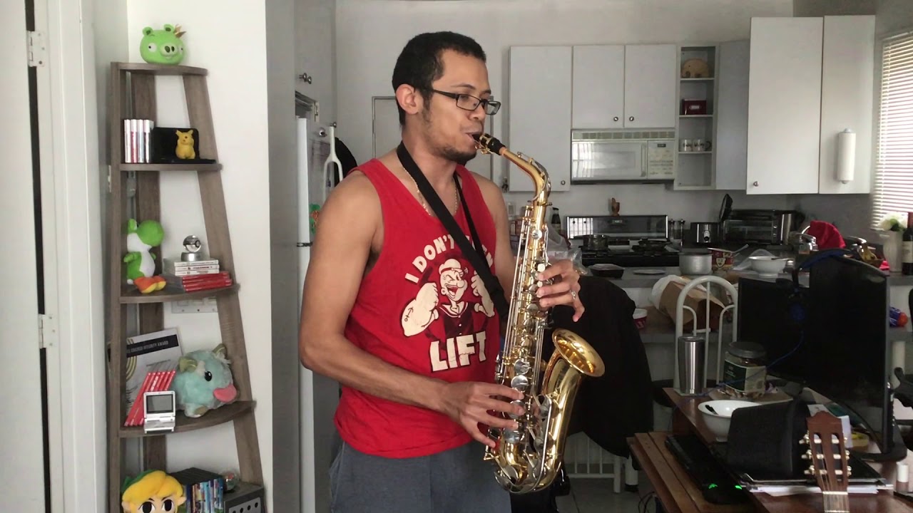 C Major Scale Alto Saxophone - YouTube