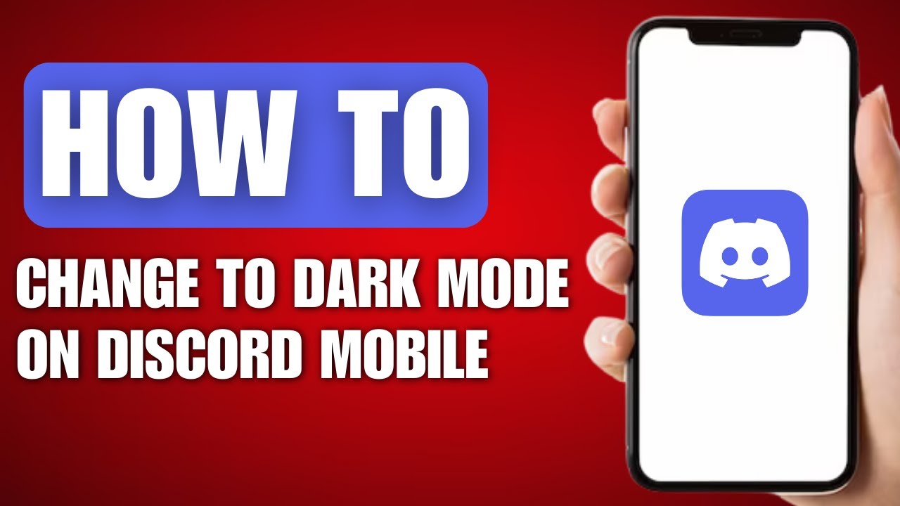 How to Change to Dark Mode on Discord Mobile - Full Guide - YouTube