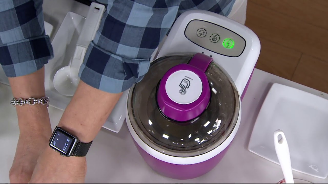 CooksEssentials 1.5 Pint Thermo-Electric Self-Freezing Ice Cream Maker ...