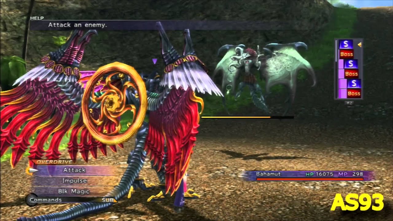 Final Fantasy X HD Dark Aeon Fight: Valefor. - YouTube