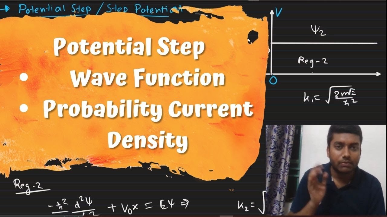 Step Potential wave function probability current density Quantum ...
