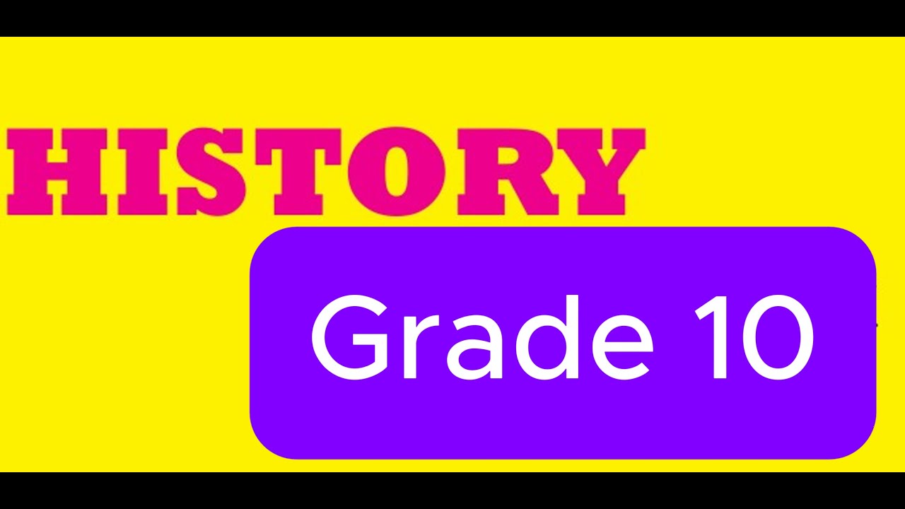 Grade 10 History unit 1_Lesson 5 The American Civil War - YouTube