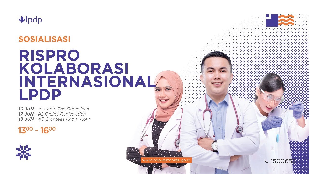 [LIVE] #1 Know The Guidelines - Sosialisasi Rispro Kolaborasi Internasional LPDP - YouTube