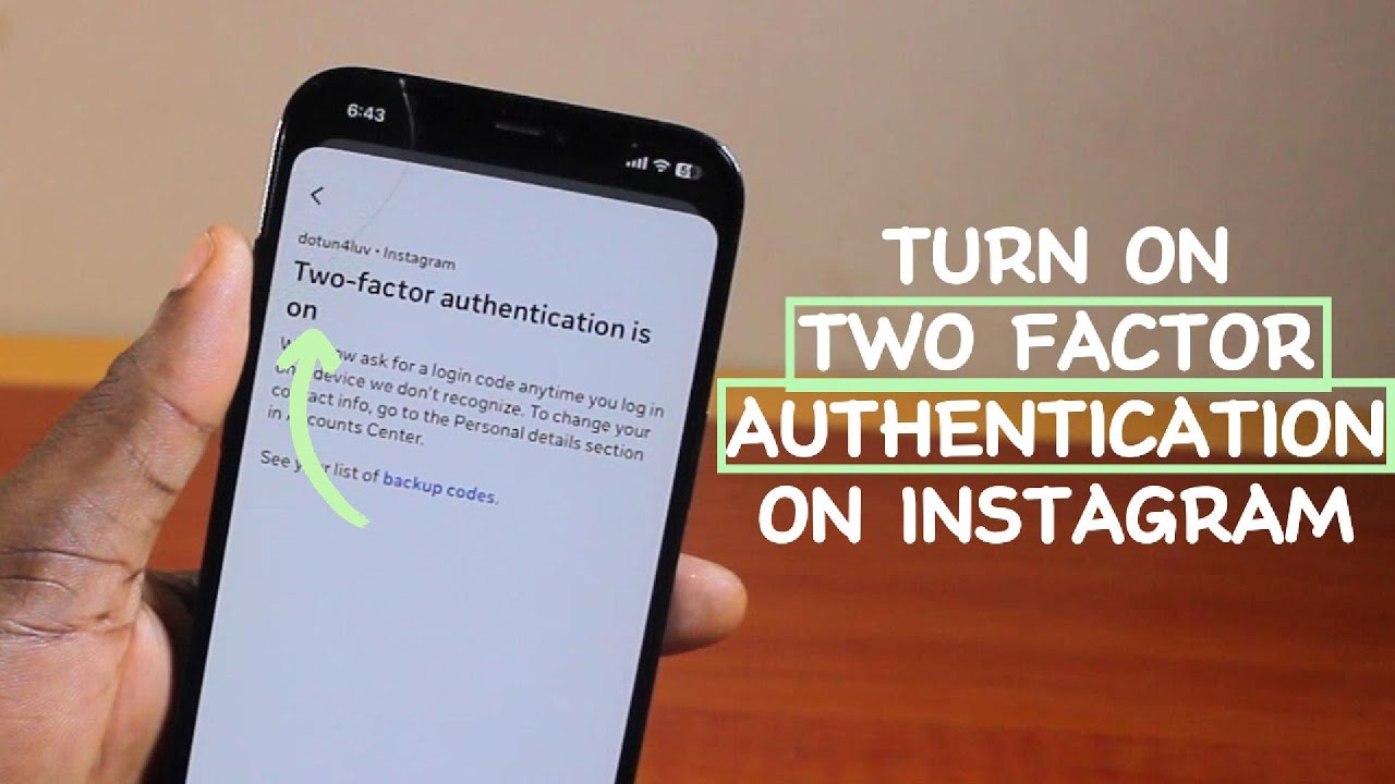 How to Turn ON Two Factor Authentication on Instagram - YouTube
