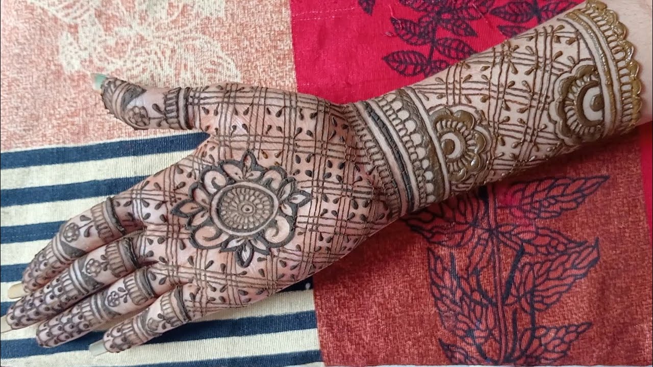 simple mehndi design | easy to make | mehndi design for beginners ...