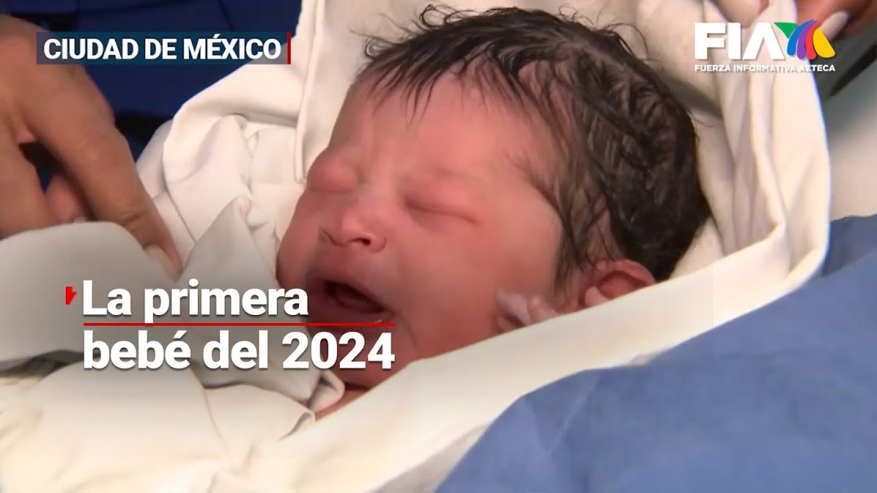 ¡Hermosa! | 👶🏻😍 Alison, la primera BEBÉ del 2024 en México - YouTube