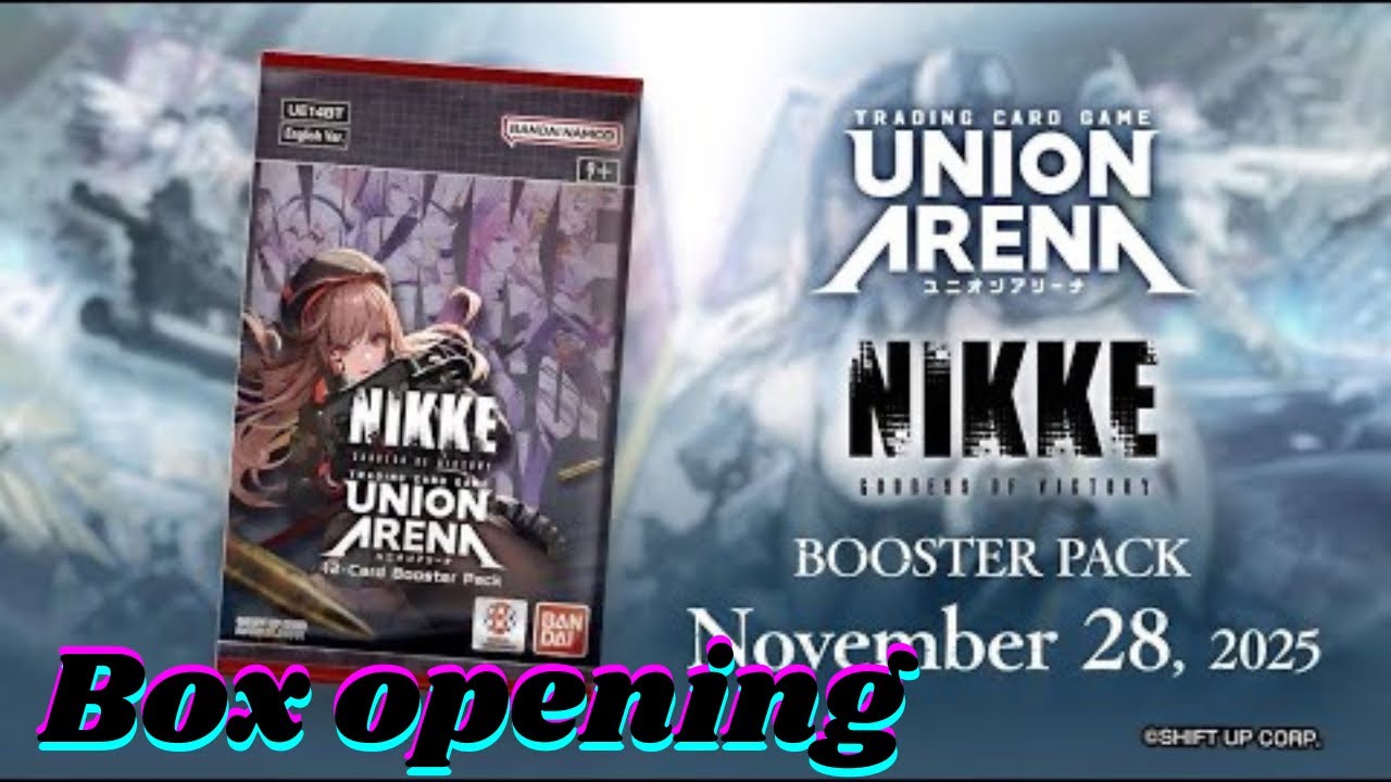 Nikke Box Opening Union Arena TCG - YouTube