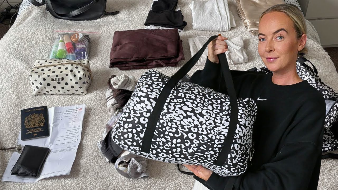 Pack with me for a 1 week holiday | Small hand luggage bag ONLY! - YouTube