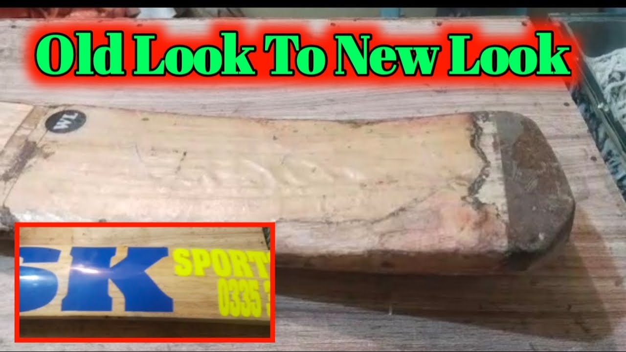 How to Repair a Cricket Bat? Old Look to New Look. @Gujranwalacricket ...