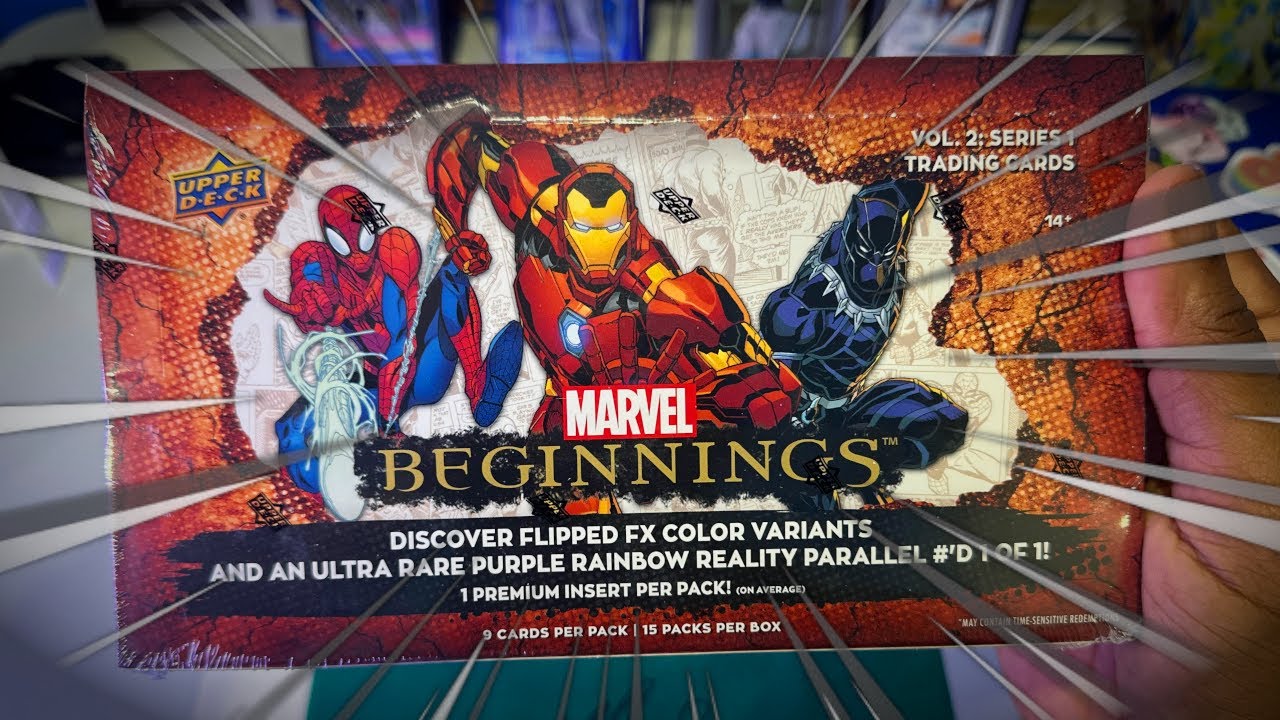 Marvel Madness Ep. 2: Marvel Beginnings Hobby Box - YouTube