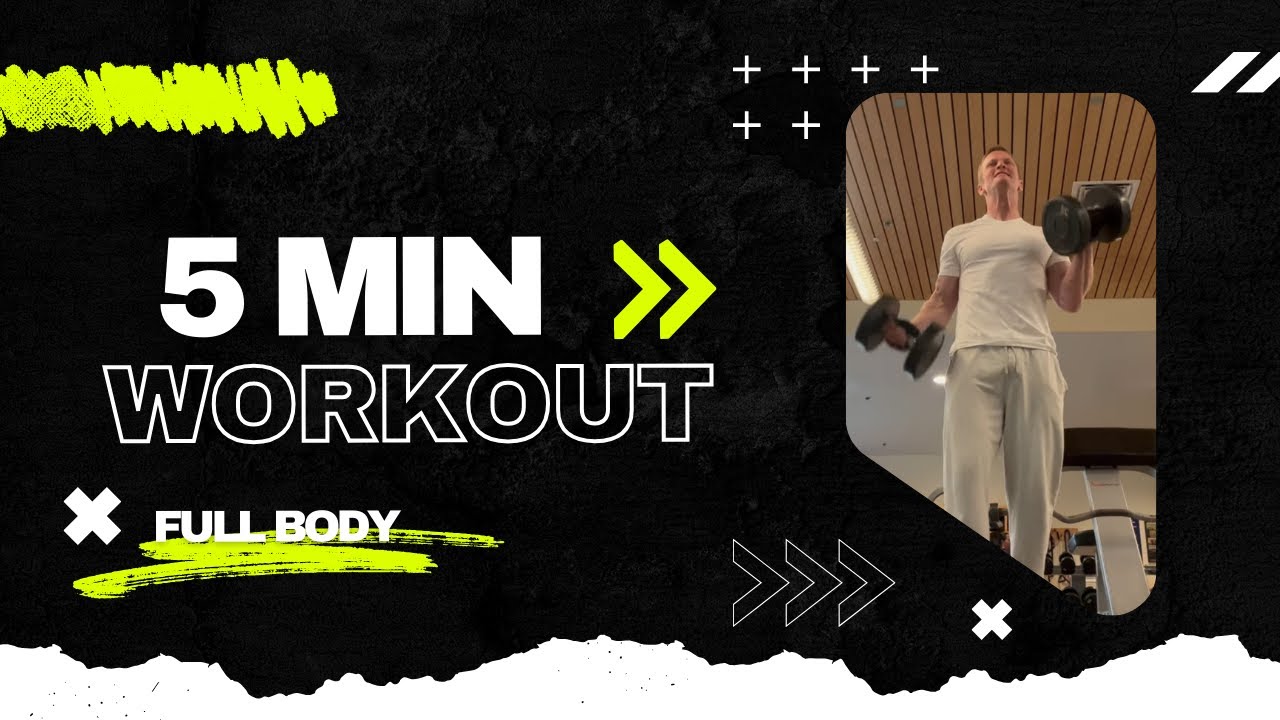 5 minute full body garage workout! - YouTube