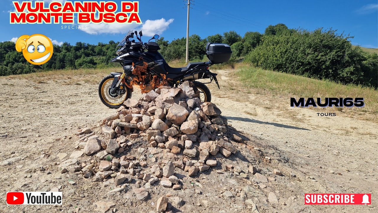 IL VULCANO PIU' PICCOLO D'ITALIA...MONTE BUSCA. - YouTube