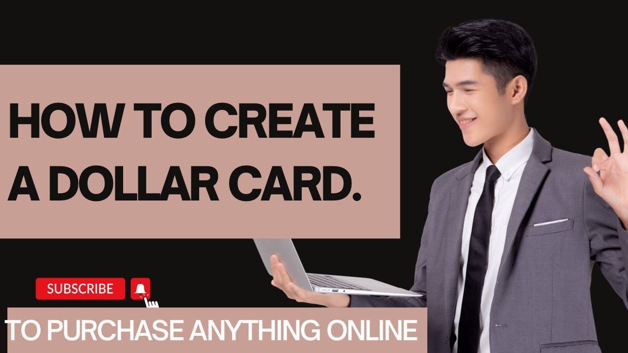 How to create no limit virtual dollar card for all payment online. # ...